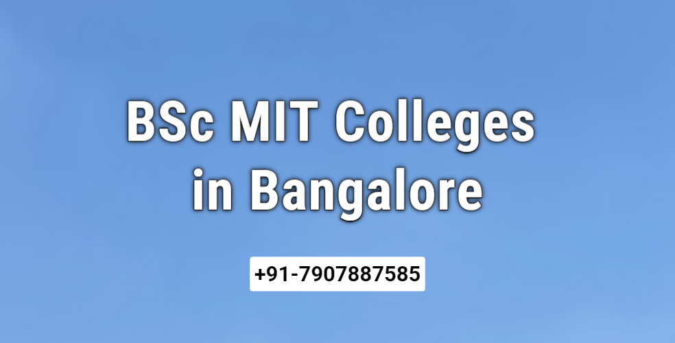 BSc Medical Imaging Technology Colleges in Bangalore [2025]